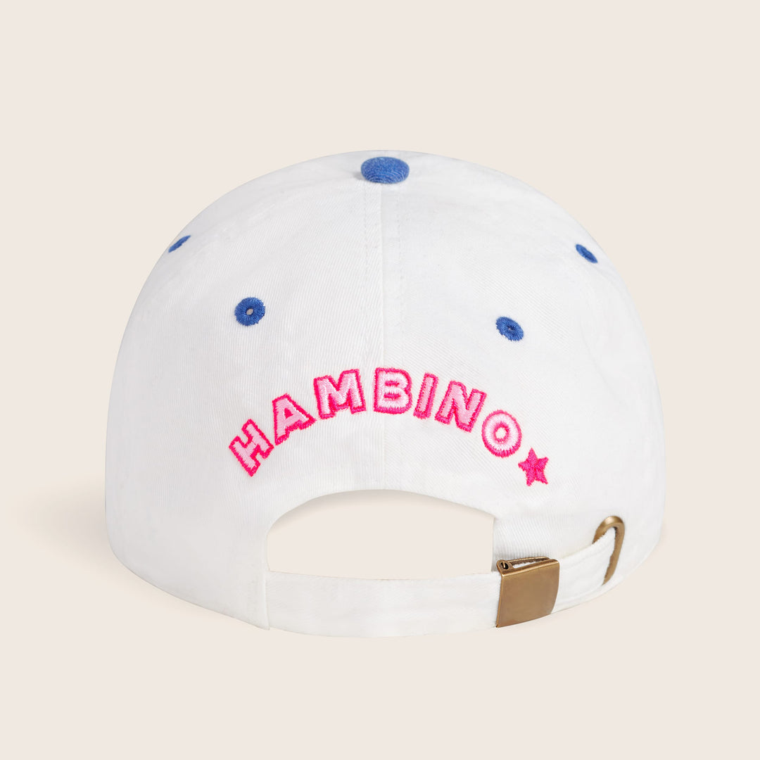 Grand Slam Two-Tone Dad Cap - Blue & Pink - Hambino Athletics